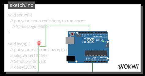 Analog Read P2 Wokwi Esp32 Stm32 Arduino Simulator