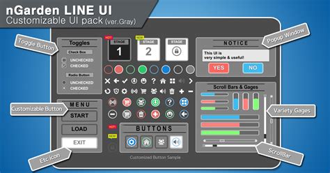 Ngarden Line Ui Gray 2d Gui Unity Asset Store Ngarden Line Ui Gray 2d Gui Unity Asset Store