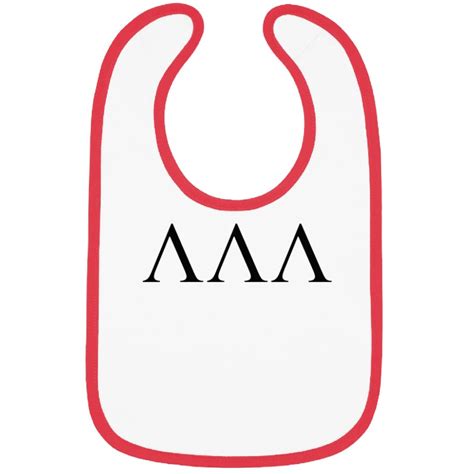 Lambda Lambda Lambda Fraternity 123456789 Bibs Sold