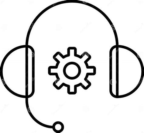 Support Line Icons Support Service Icon Hotline Customer Advice Call Help Center Stock