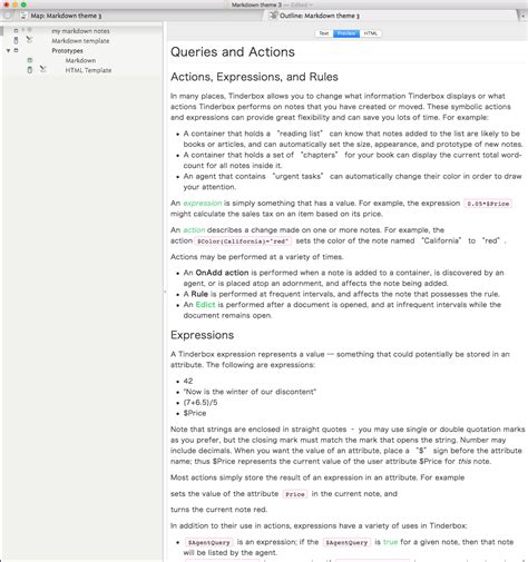 Markdown Custom Themes Q And A Getting Started With Tinderbox Tinderbox Forum