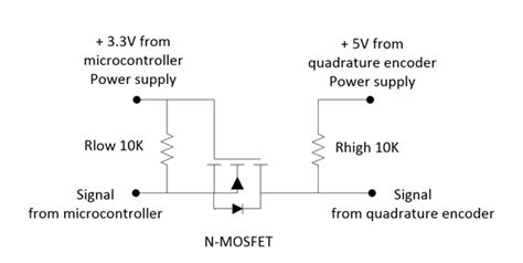 Voltage V Encoder Output To V Microcontroller Electrical Engineering Stack Exchange