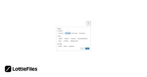 Filter Design Ux By Heramb Shet Lottiefiles