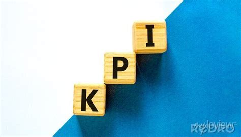 Kpi Key Performance Indicator Symbol Concept Word Kpi Key • Wall Stickers Work Wood Up