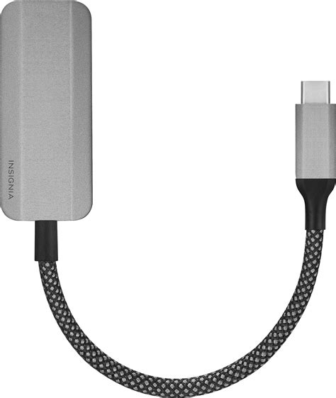 Insignia Usb C To Ethernet Adapter Black Ns Pa Celb Best Buy