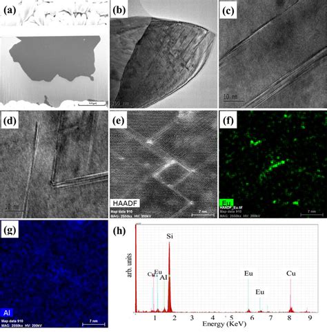 Tem Images Showing The Twins In Nodular Primary Si A Sem Image Of