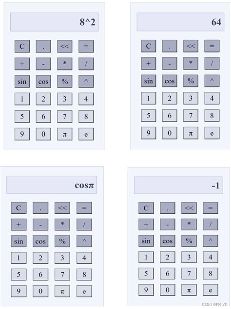 Web前端——简易计算器编写一个数学计算器程序可以进行基本的加减乘除运算和三角函数运算可以直接调用 Csdn博客