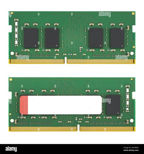Ram For Laptop So Dimm Ddr4 On A White Background In View From Two