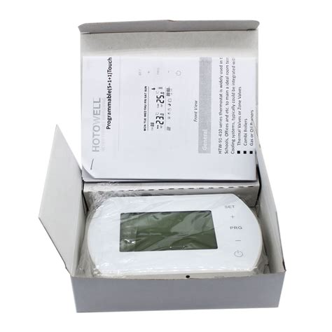 Smart Digital Programmable Touch Screen LCD Wireless RF Temperature Controller Room Thermostat