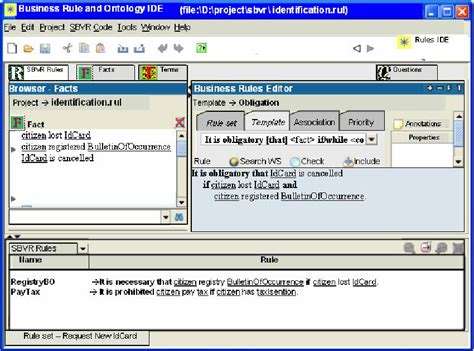 Interface Prototype For The Rule Editor Download Scientific Diagram