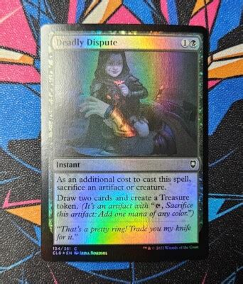 Deadly Dispute Nm Foil Mtg Baldurs Gate Clb Unplayed Magic The