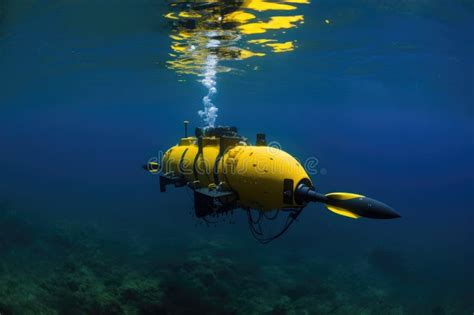Autonomous Underwater Vehicle Auv Navigating Stock Image Image Of Mapping Vehicle 286393393