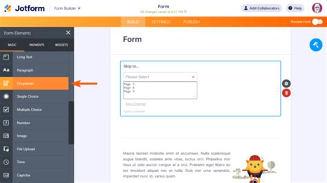 How To Skip Pages Using Conditional Logic