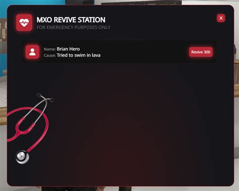 MXO Scripts ESX Revive Station