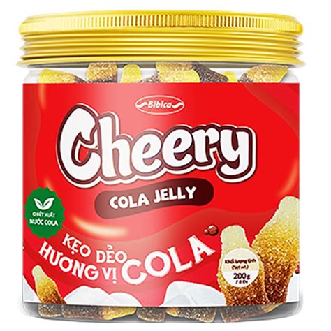 Cherry Chewy Candy Cola Flavor 200g Bluethunder Joint Stock Company