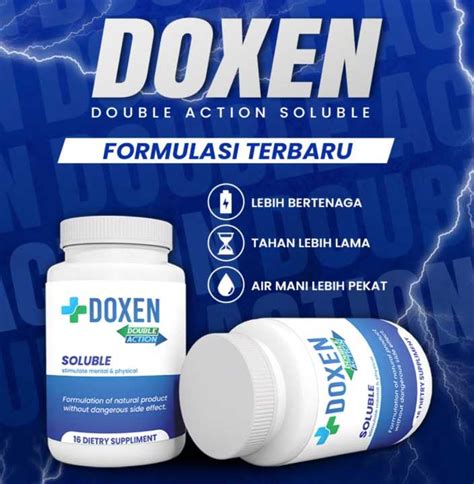 DOXEN ASLI ORIGINAL OBAT PEMBESAR VENIS KUAT KERAS TAHAN LAMA TABLET Lazada Indonesia