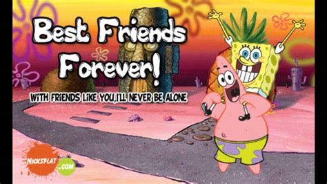 Spongebob And Patrick Best Friends Forever Quotes