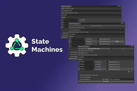 Statemachines Utilities Tools Unity Asset Store