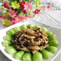 蟹味菇炒小油菜 做法食譜料理作法與材料