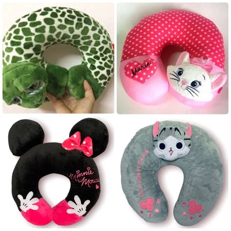 หมอนรองคอหัวตุ๊กตา เต่าแซมมี่ คิตตี้ แมวจี้ แมวมารี Nantakan D Thaipick