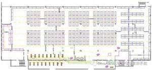 小型仓库规划图 仓库划分区域示意图 仓库区域划分平面图 第5页 大山谷图库
