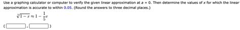 Solved Use A Graphing Calculator Or Computer To Verify The Given