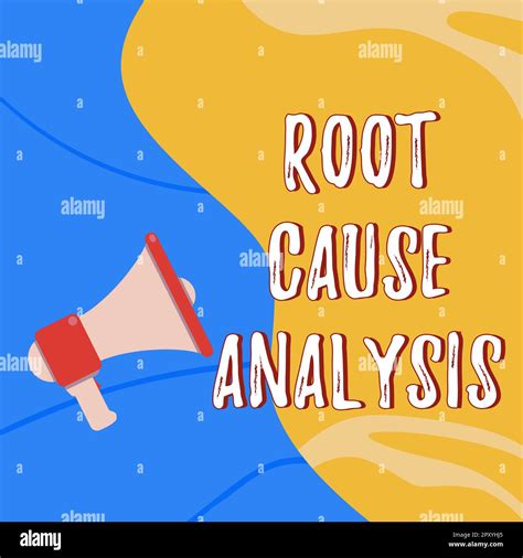 Conceptual Display Root Cause Analysis Word Written On Method Of Problem Solving Identify Fault