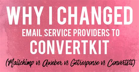 why i switched to using convertkit as my email service provider