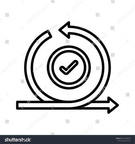 Iteration Agile Scrum Sprint Icon Vector Stock Vector Royalty Free