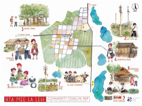 Example Village Map BetterTourism Info