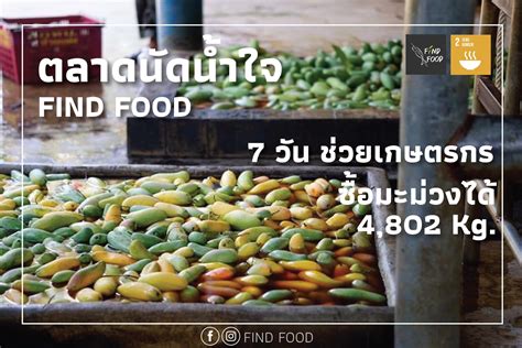 ตลาดนัดน้ำใจ Find Find Food Marketplace วัตถุดิบต้นทาง