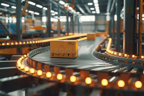 Smart Factory Production Line Smart Factory Stock Illustration Illustration Of Warehouse