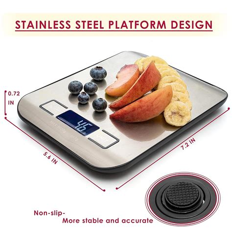 Moss And Stone Digital Kitchen Scale Food Multifunction Accuracy