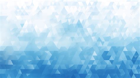 Geometric Halftone Triangles Vector Pattern With A Subtle Texture On A White And Blue Background