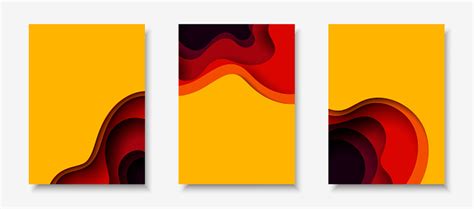 3d 추상적인 배경을 종이 수직 A4 전단지 잘라 모양 벡터 디자인 레이아웃 0명에 대한 스톡 벡터 아트 및 기타 이미지 0명 공예 구멍 Istock