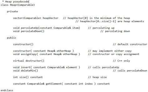 Write A Program That Implements Heap Class And Test