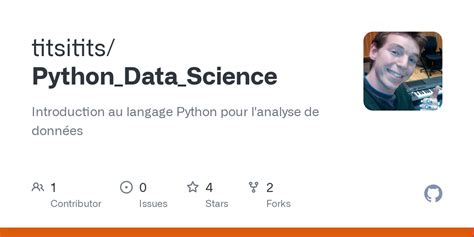 GitHub titsitits Python Data Science Introduction au langage Python pour l analyse de données