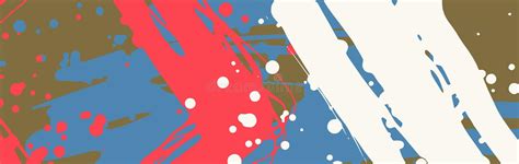 Abstract Color Hand Drawn Backgrounds For Design Stock Vector Illustration Of Dirty Brush