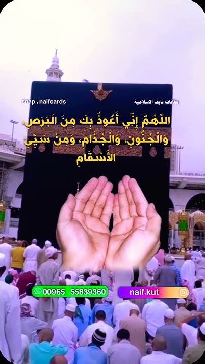 اللَّهمَّ إنِّي أعوذُ بِكَ منَ البرصِ والجنونِ والجذامِ ومن سيِّئِ