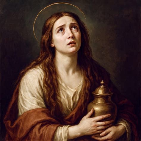 St Mary Magdalene Canvas Art Catholic Icon Ready To Hang Mary