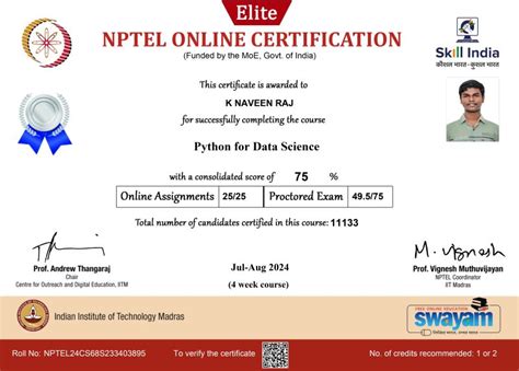 Nptel Pythonfordatascience Datascience Pythonprogramming