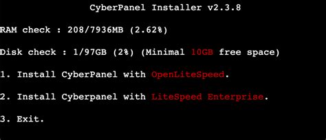 how to install cyberpanel on linux