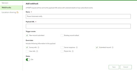 Stuck At A Step For Creating Webhook Using Power Esri Community