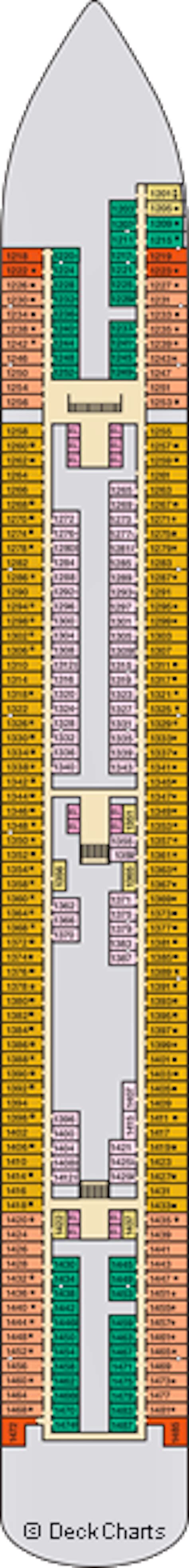 Carnival Firenze Deck Plans