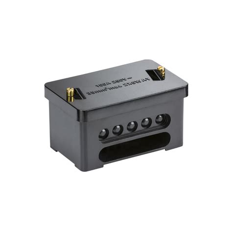 100a 2 X 5 Way Double Pole Service Connector Block Brass Terminals