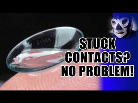 EASIEST WAY TO REMOVE STUCK CONTACT LENSES YouTube