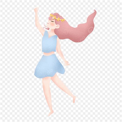 아름다운 소녀 긴 머리 일러스트 만화 캐릭터 문자 클로즈업 무료 긴 머리 소녀 무료 일러스트 레이션 Png 일러스트 및