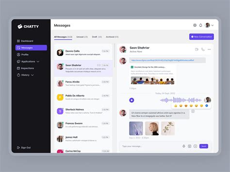 Inbox Ui Designs Themes Templates And Downloadable Graphic Elements