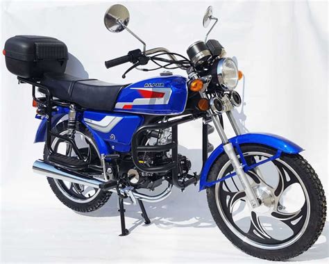 Мопед KT50 Alpha (Альфа) ЛЮКС компл-я Люкс, сигнс автозап,кофр синий ...