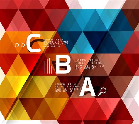Premium Vector Vector Triangle Polygonal Abstract Background